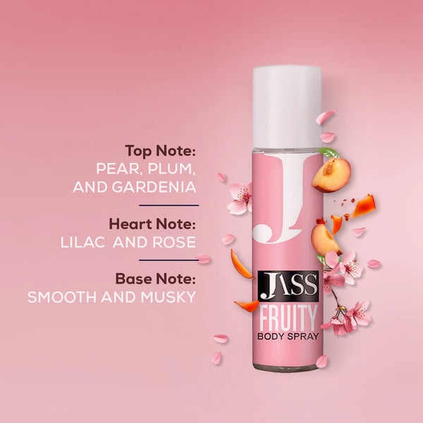Jass Fruity Body Spray 135ml | Fresh & Sweet Aroma